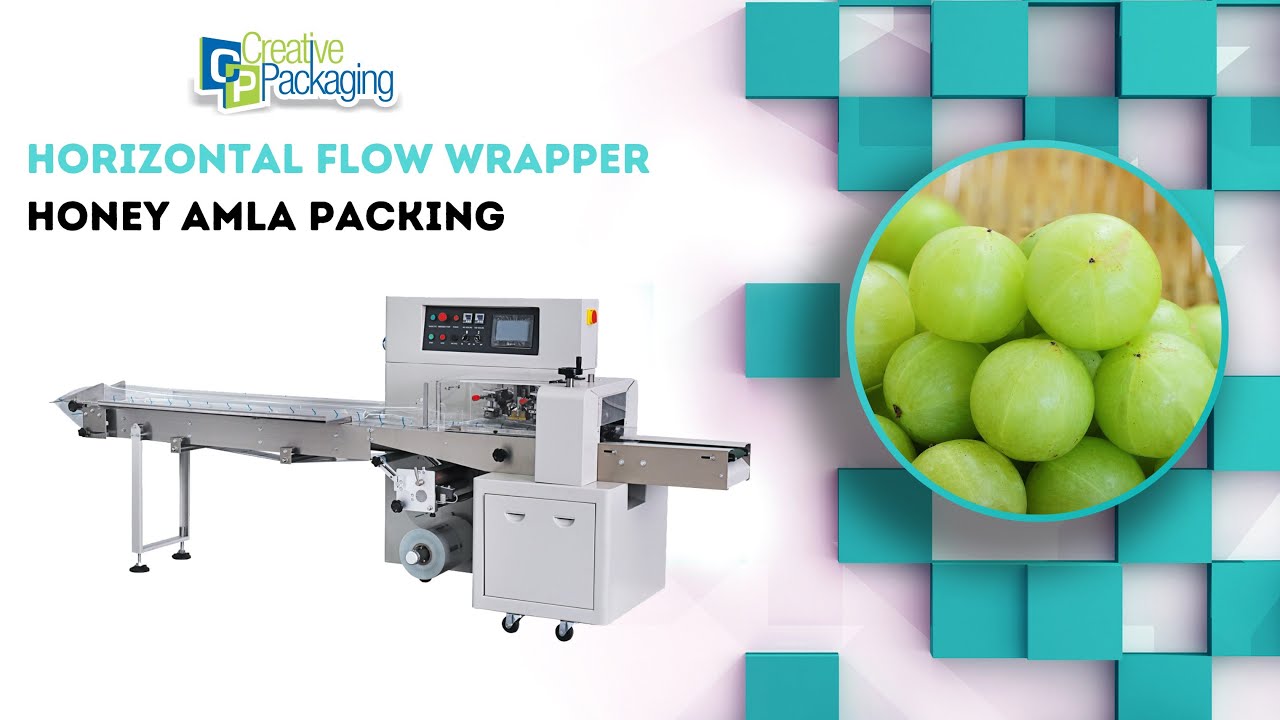 Honey Amla packing - Horizontal Flow Wrapper | Creative Packaging Systems - YouTube