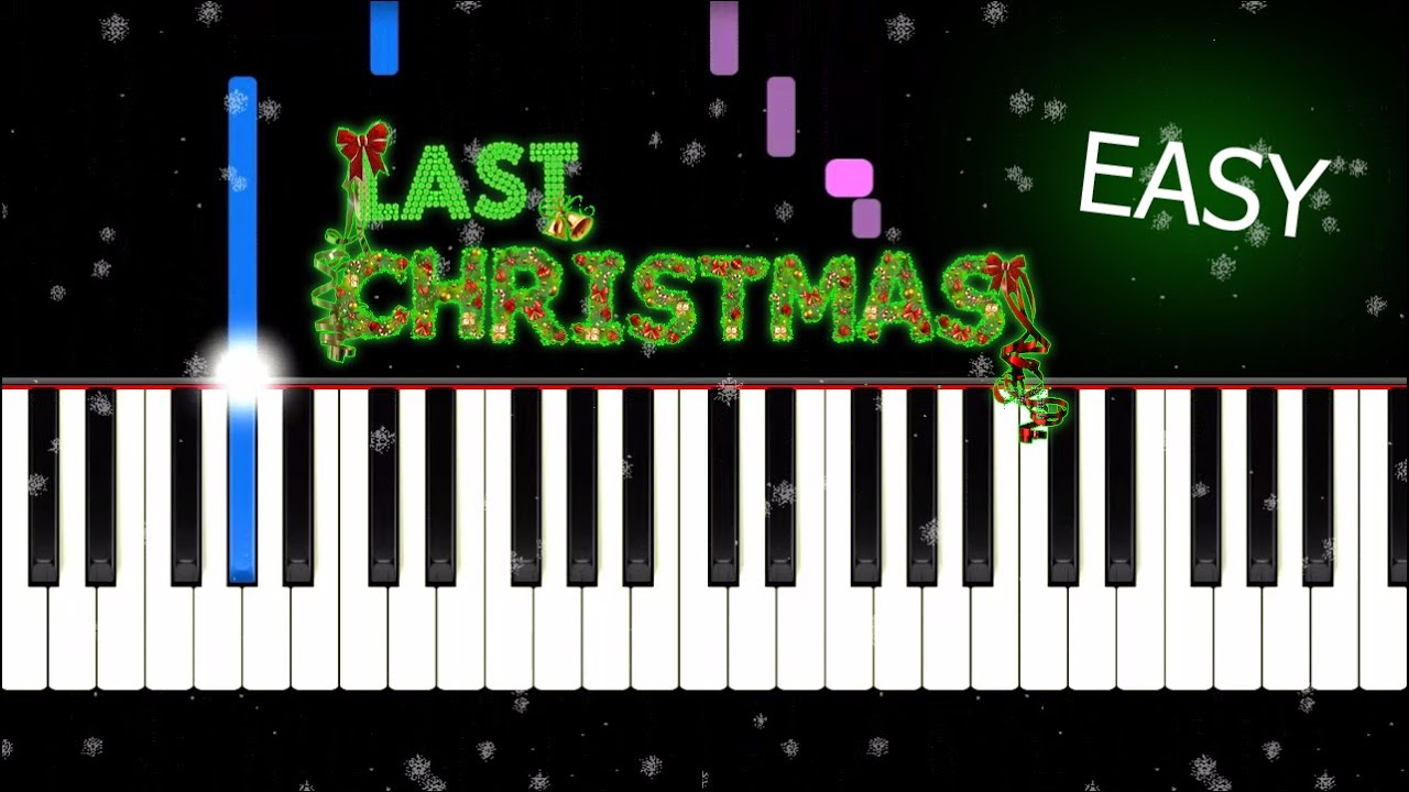 Wham - Last Christmas | EASY Piano Tutorial by Russell - YouTube