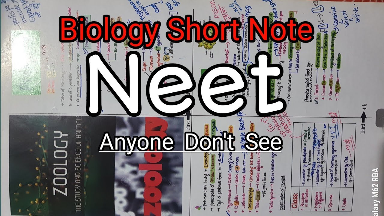 2025 Neet study || short note biology || कैसे पढाइ करे 🔥 - YouTube