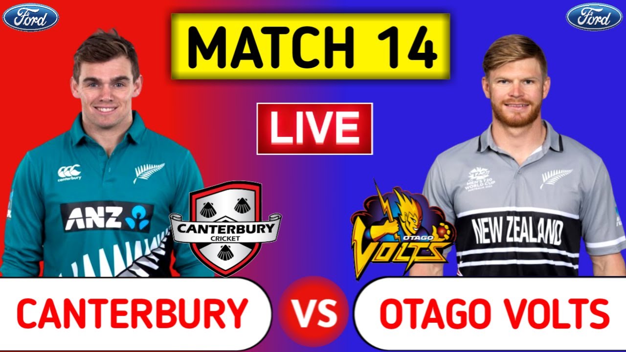 Canterbury Vs Otago Volts Live | CTB vs OV | The Ford Trophy - YouTube