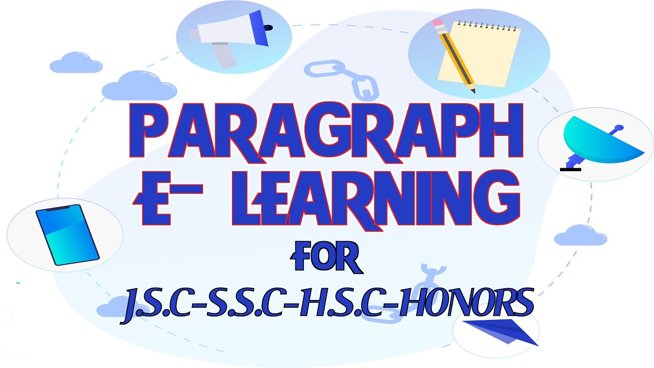 E Learning Paragraph | JSC, SSC, HSC and Honors | Paragraph Writing ...