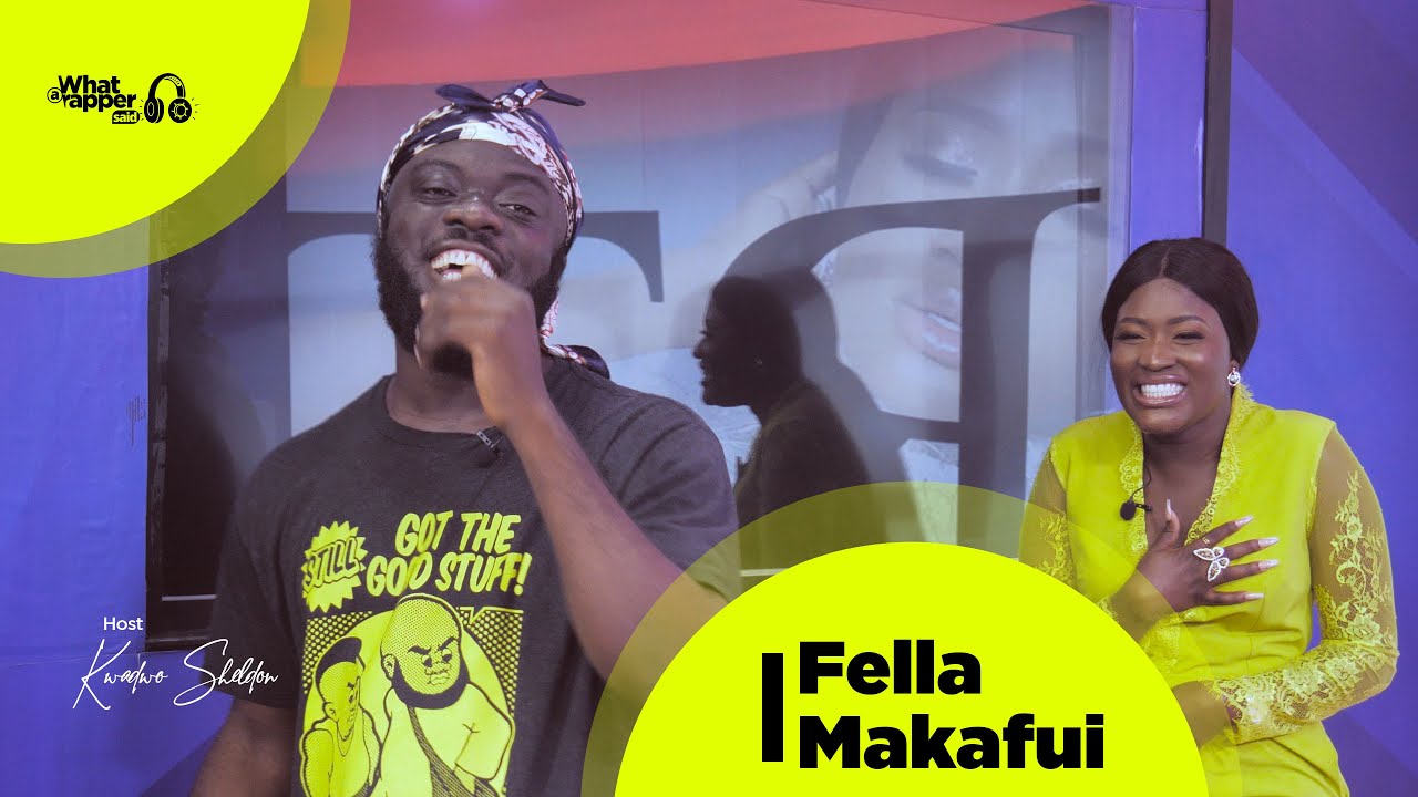 Fella Makafui Joins Us On 'What A Rapper Said' - YouTube