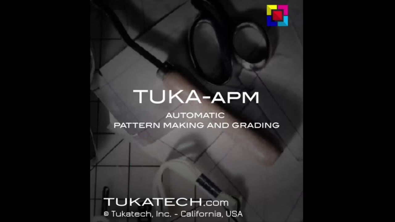 Tuka tech Automatic pattern making and grading - YouTube