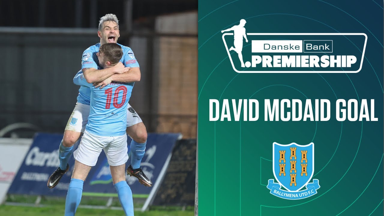 The Magic Man | David McDaid | Ballymena United vs Cliftonville - YouTube