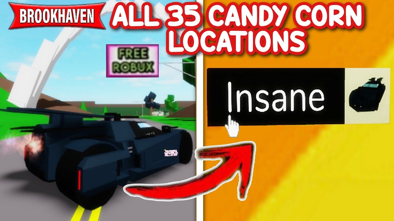 *INSANE* CANDY CORN LOCATIONS IN BROOKHAVEN 🏡RP 🍬🎃 || ROBLOX BROOKHAVEN ...