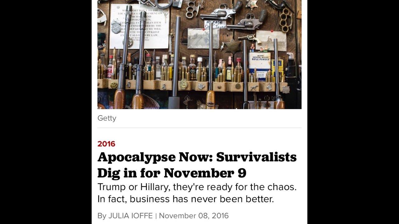 7 Trumpets Prepper interviewed by Politico about off grid living and ...