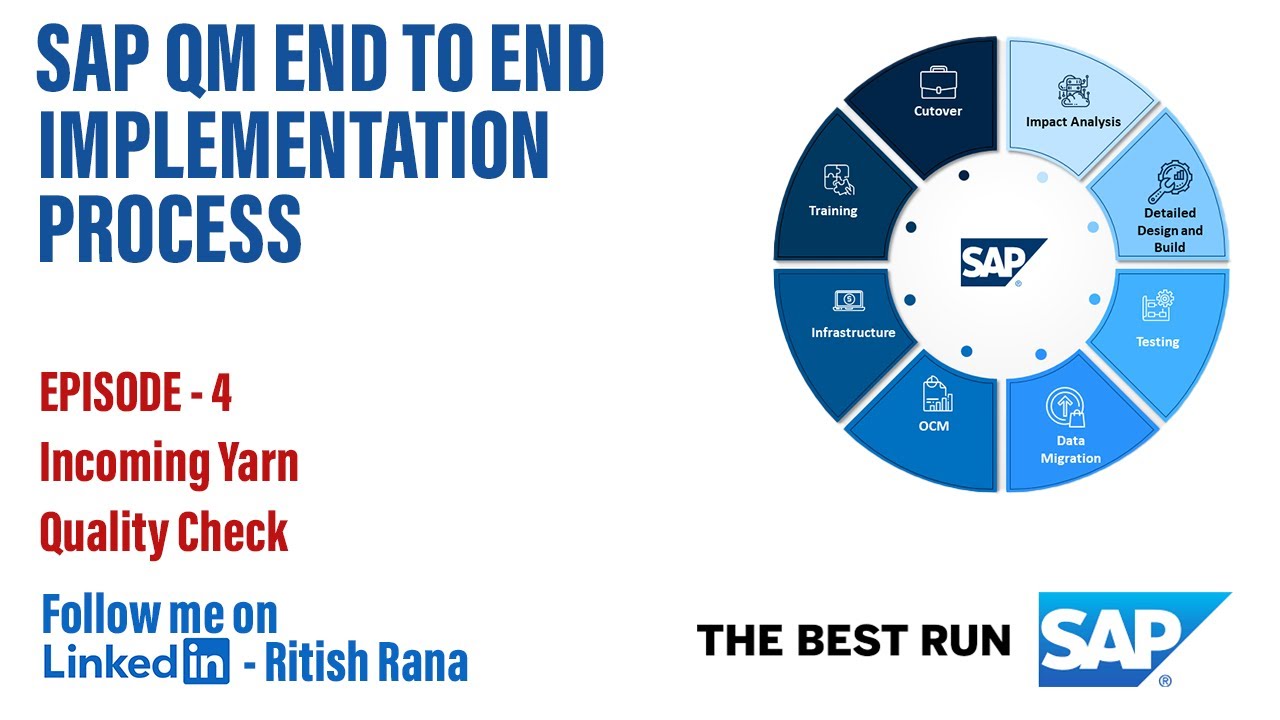 Incoming Raw material Quality check in SAP QM Implementation | Episode ...