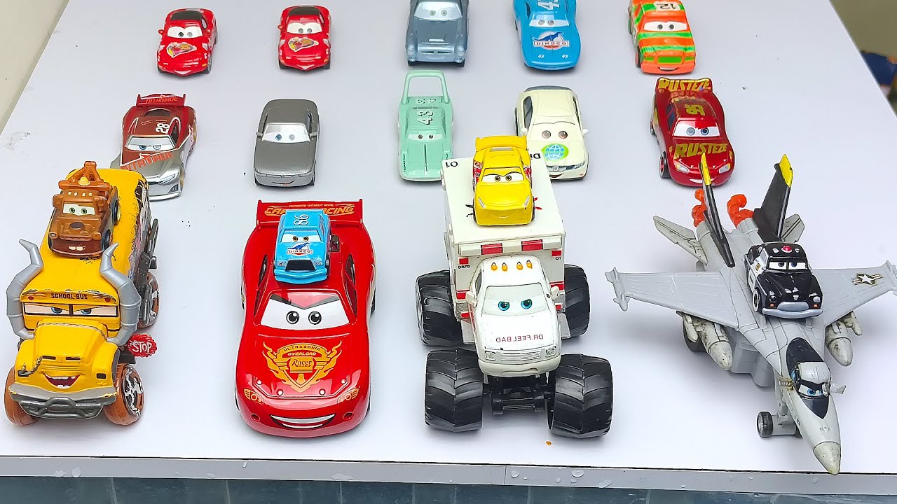 EXPLORING A ROCKY PATH WITH DISNEY PIXAR CARS: STERLING, MACK, DINOCO ...