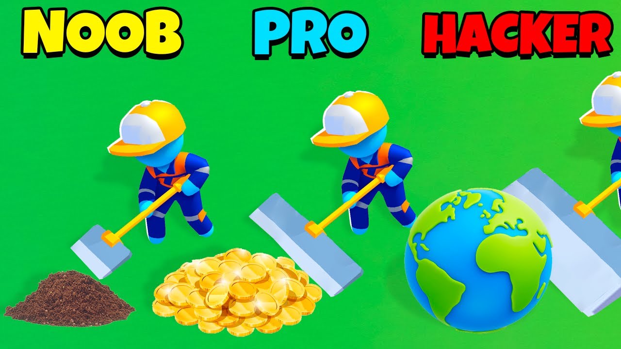 NOOB vs PRO vs HACKER - Scrape Master - YouTube