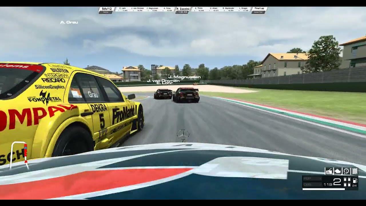 Raceroom Racing Experience Imola 2024- 1995 DTM Mercedes. - YouTube
