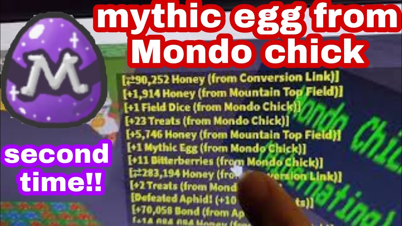 spawn cookie got a mythic egg from Mondo chick wow that is second ...