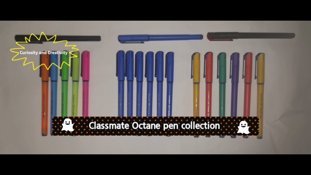 Pen Collection : Classmate Octane pens - YouTube