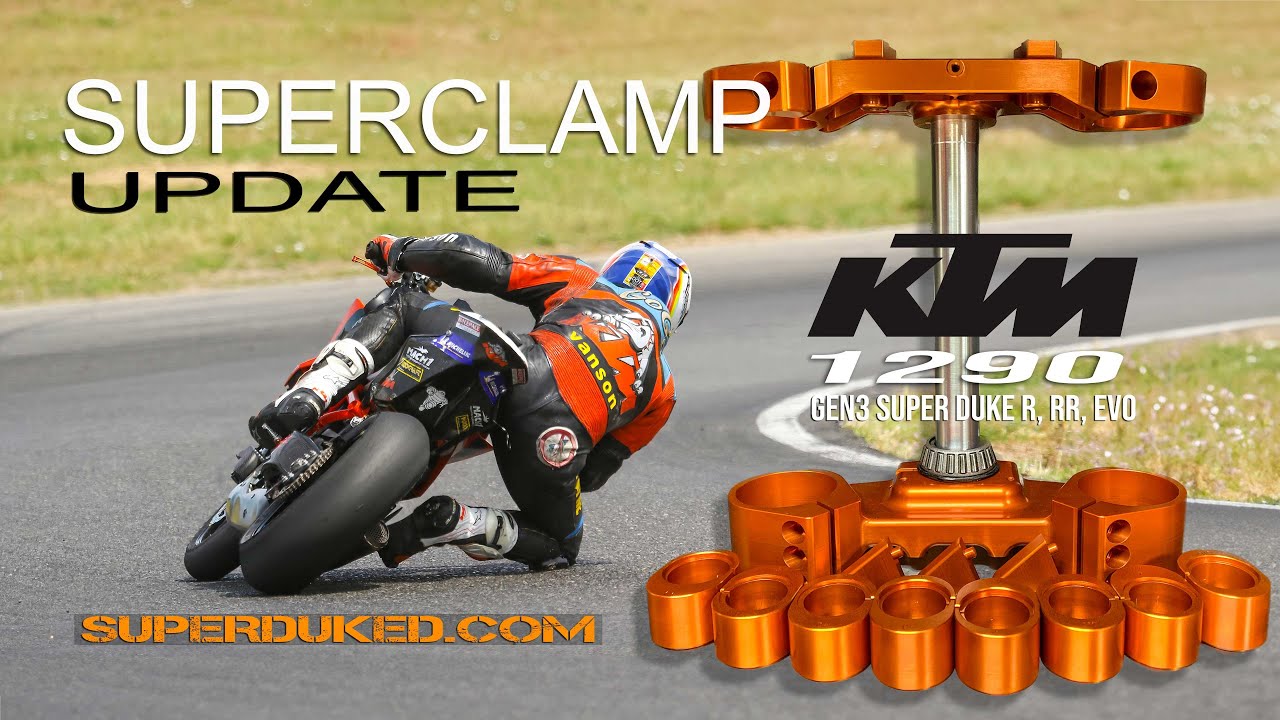 KTM 1290 Superduke Race Triple Clamp Update - The Adjustable Offset ...