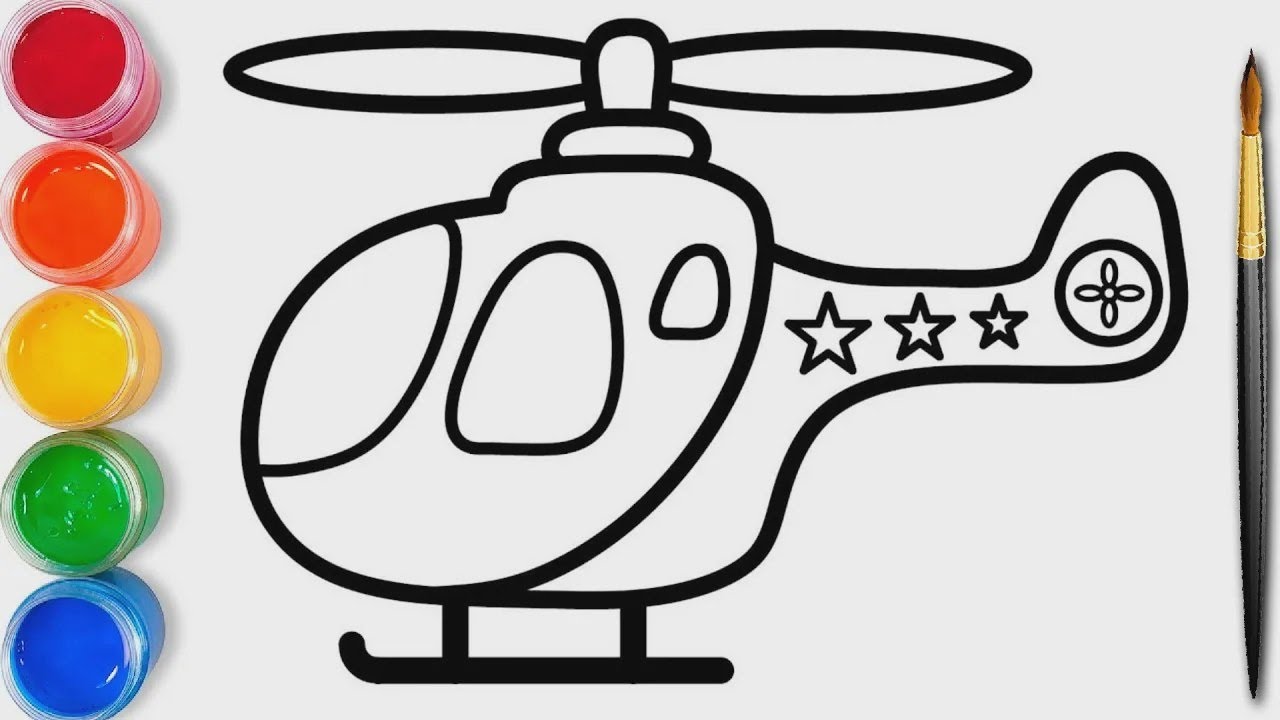 Рисование для детей Bolalar uchun samalyot rasm chizish | Draw for kids ...