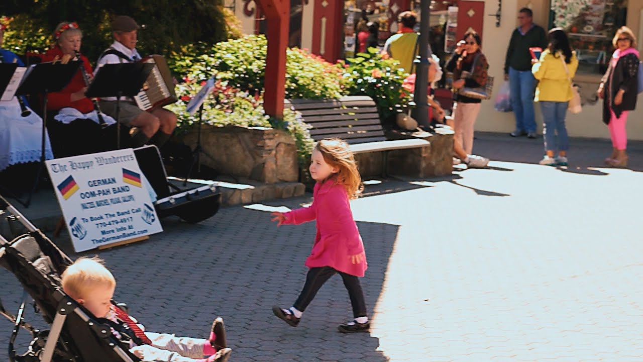Downtown Helen Goose Stepping Claire! - YouTube