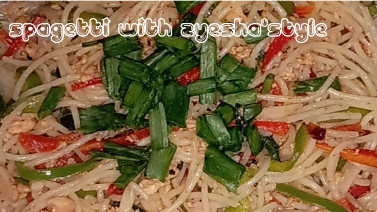 spagetti with zyesha'style - YouTube