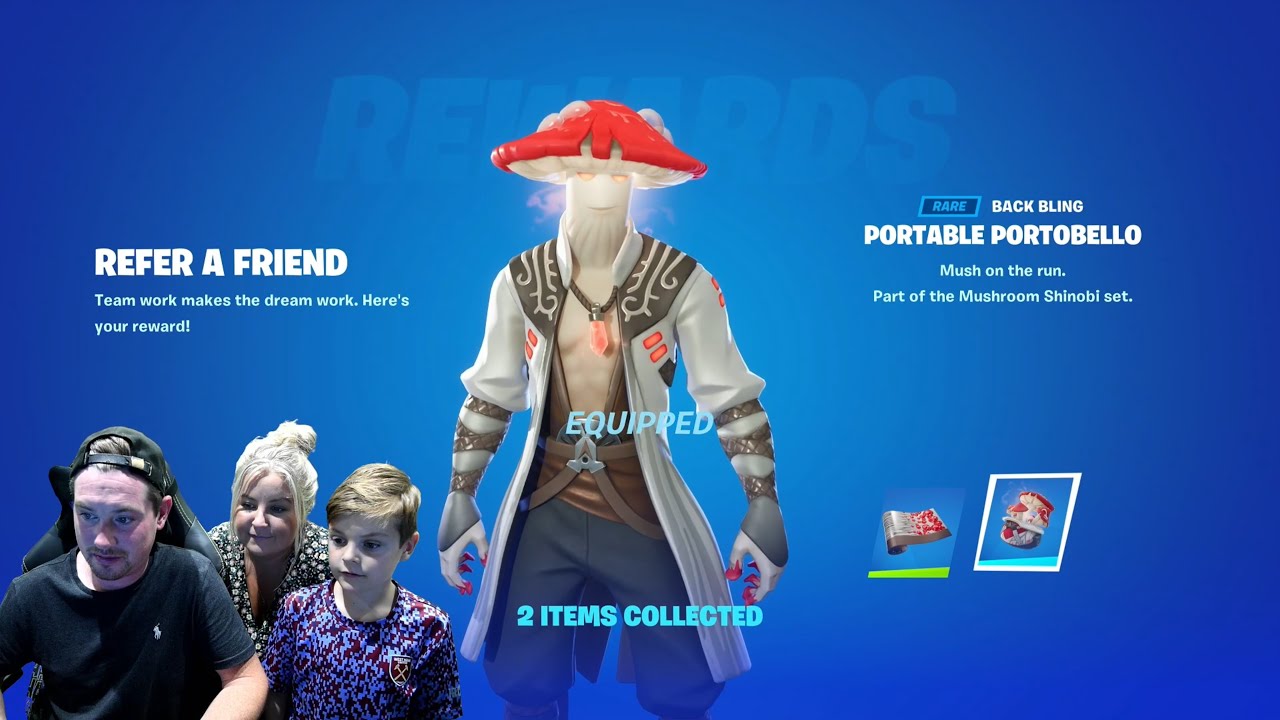 Unlocking NEW FREE Fortnite Redcap Back Bling & NEW FREE Fortnite Skin ...