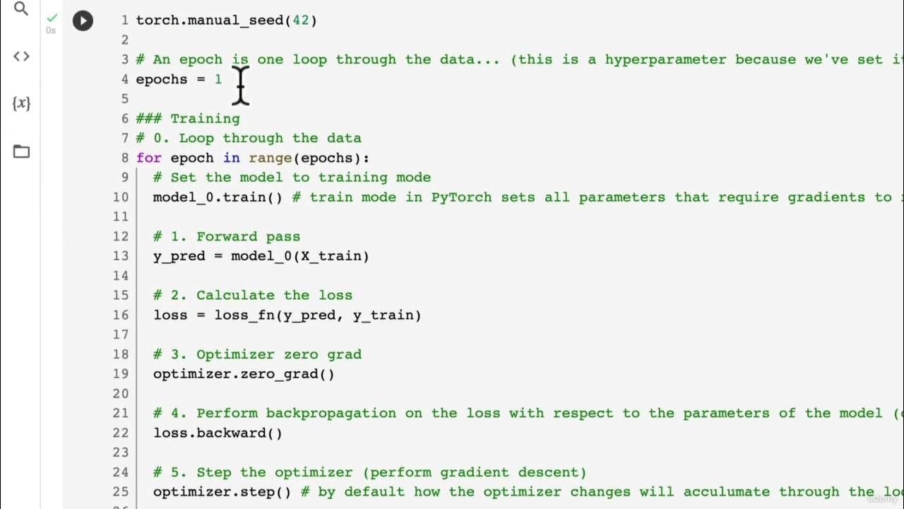16 Running Our Training Loop Epoch by Epoch and Seeing What Happens - YouTube
