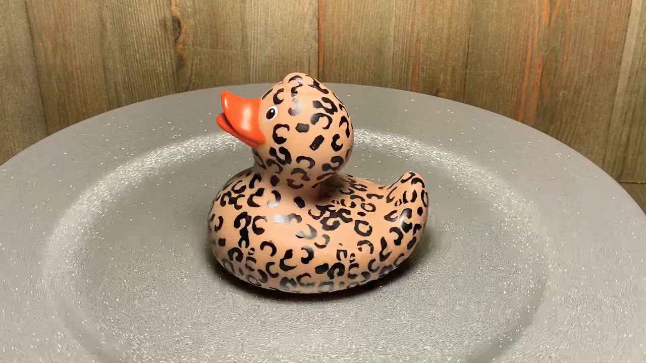 Leopard Print Rubber Ducky - YouTube