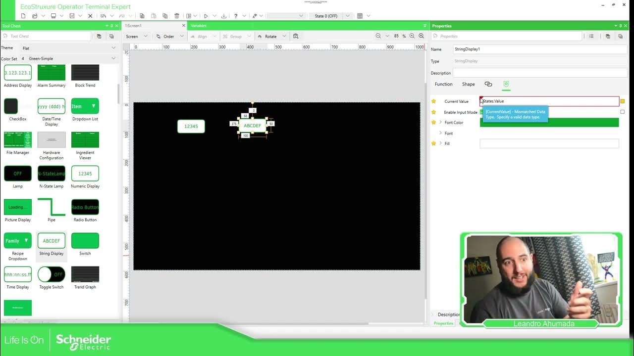 Training EcoStruxure Operator Terminal Expert - Mx.x Converters List ...