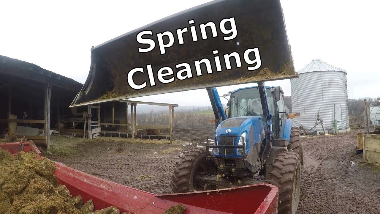 SPRING CLEANING ON THE FARM!!! (Farm Vlog #27) - YouTube