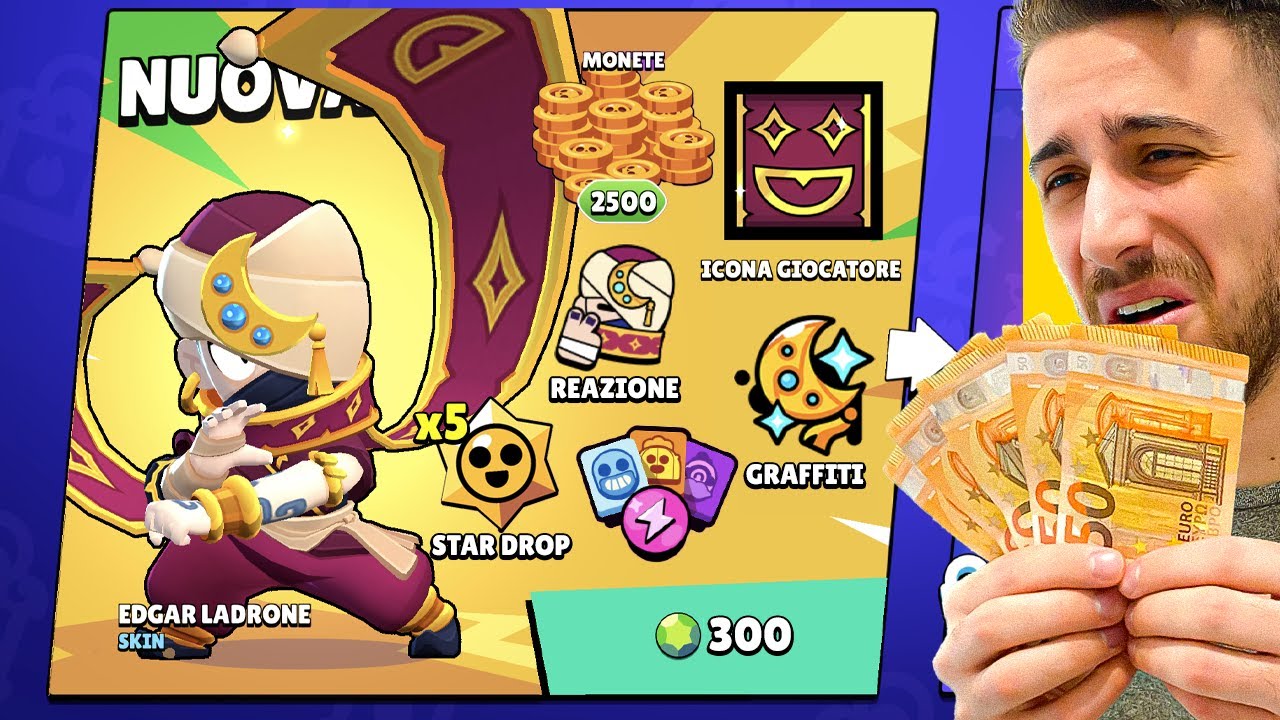 Shoppo la MEGA OFFERTA della NUOVA Skin di EDGAR LADRONE! Brawl Stars ...
