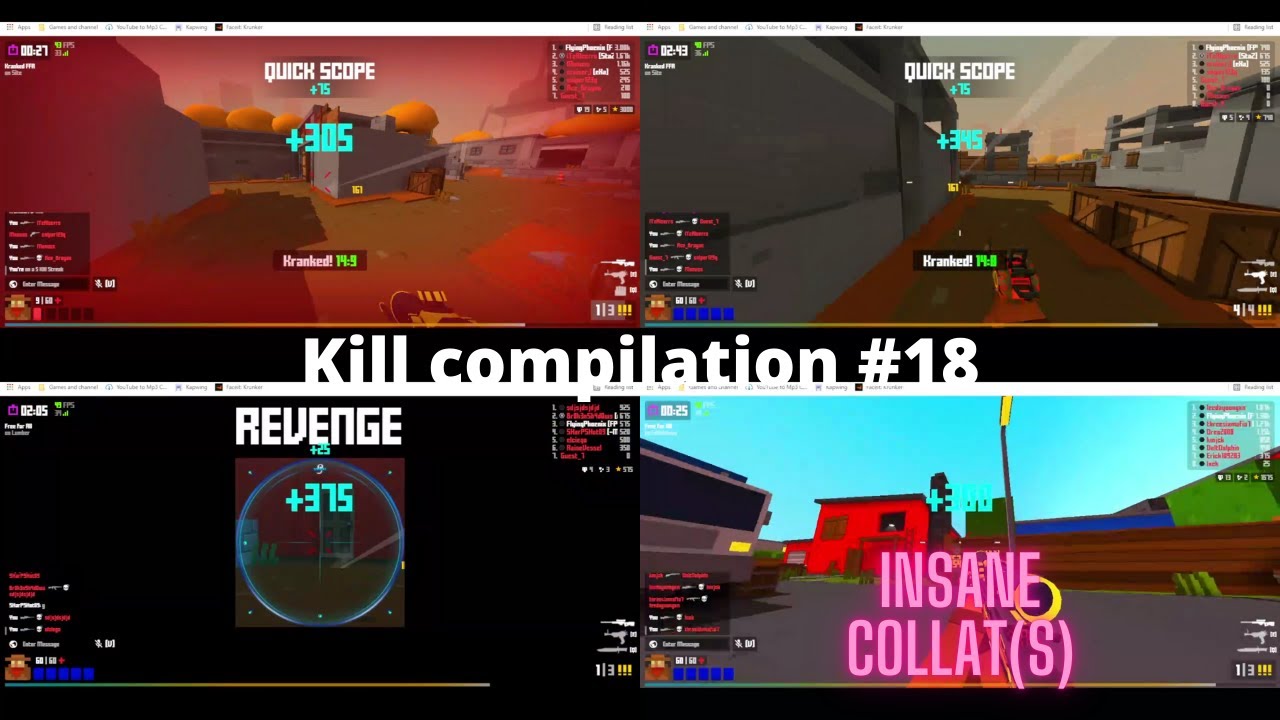 KILL COMPILATION #18 IN KRUNKER.IO-FlyingPhoenix - YouTube