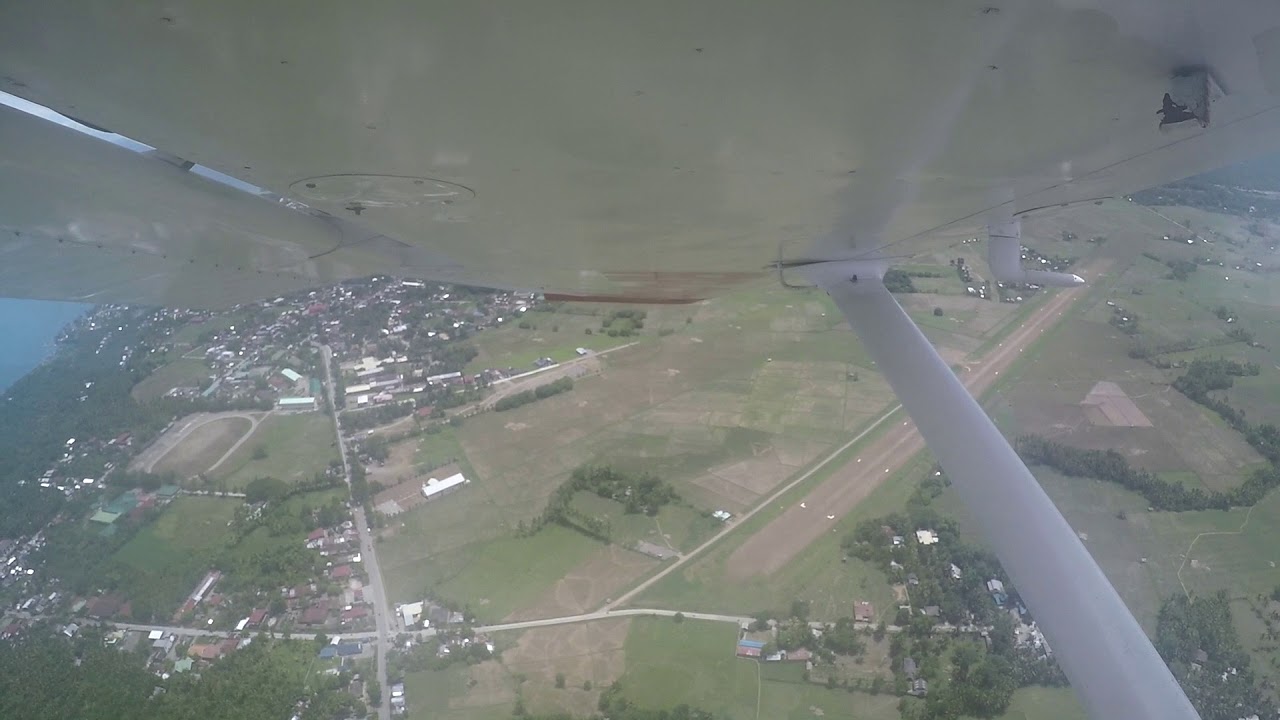 360 Overhead Approach | Cessna 152 | Soft Field | Hilongos Airport ...