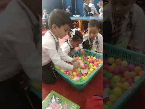 Class activity by LKG students. - YouTube