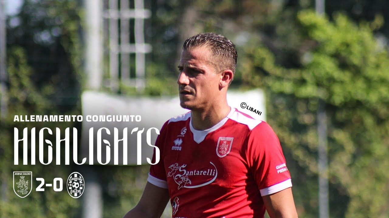 Allenamento congiunto | Jesina - Cluentina 2-0 #sintesi #highlights # ...