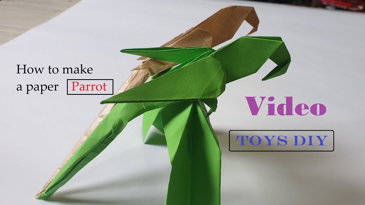 How To Make Parrot Best Origami Tutorial YouTube How To Make Parrot Best Origami Tutorial YouTube