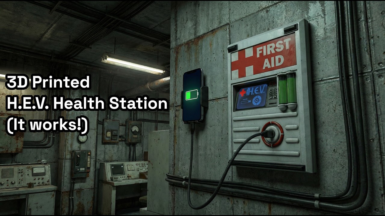I Built a Working Half-Life Health Charger For Your Phone - YouTube