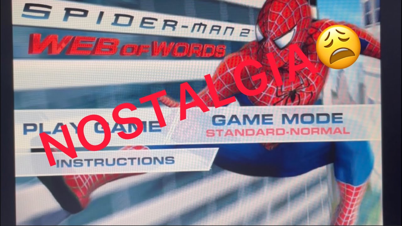 Me playing Spiderman 2: Web of words - YouTube