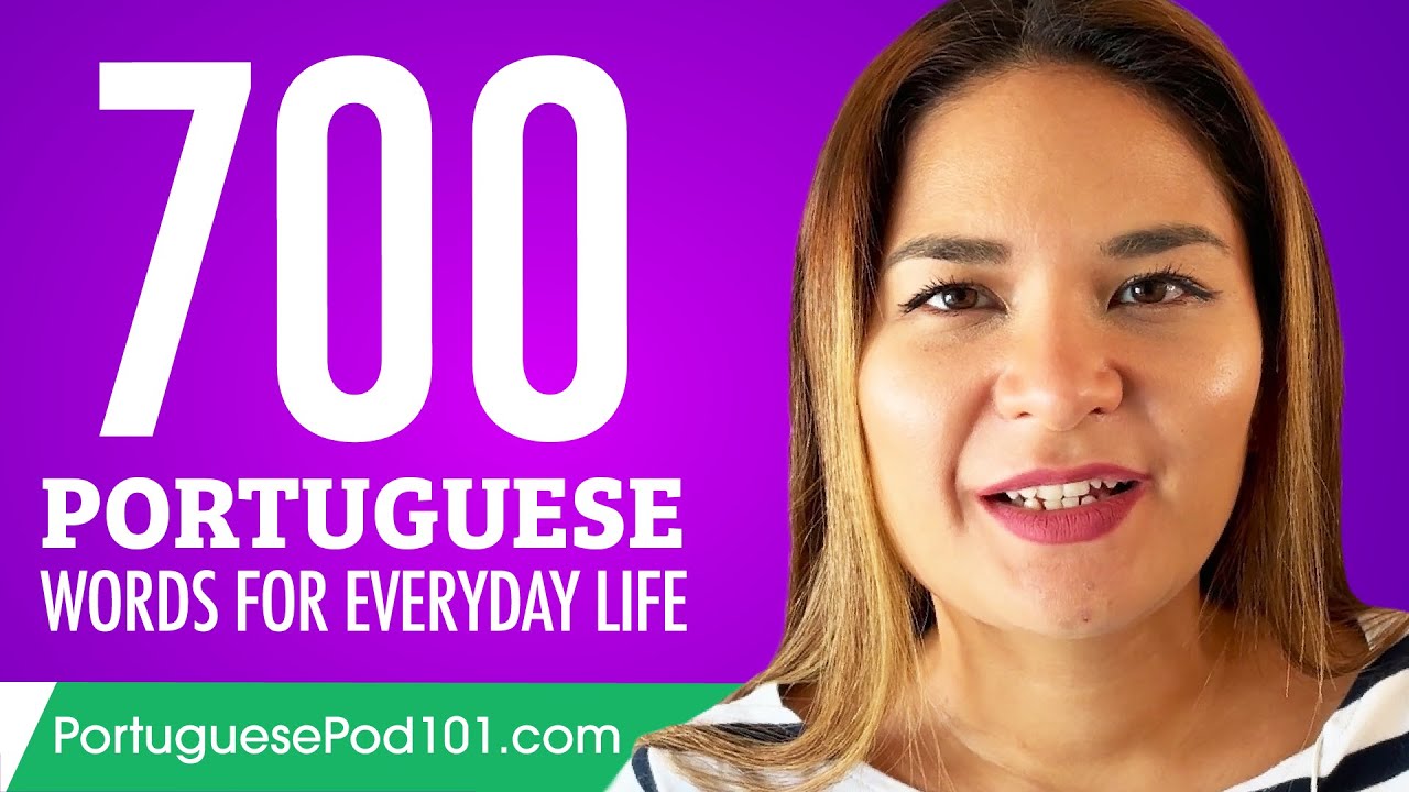 700 Portuguese Words for Everyday Life - Basic Vocabulary #35 - YouTube