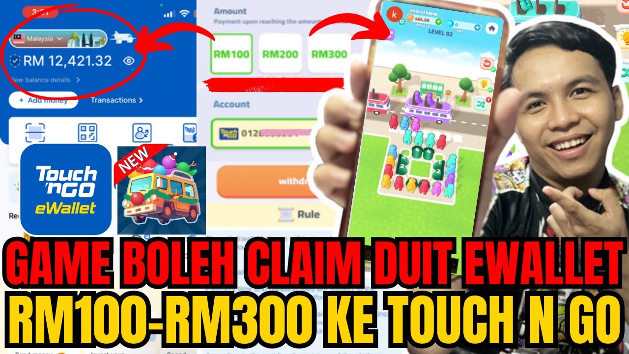 Tebus RM100 - RM300 TNG 2025 ‼️ Aplikasi Game Terbaru Boleh Claim Duit ...