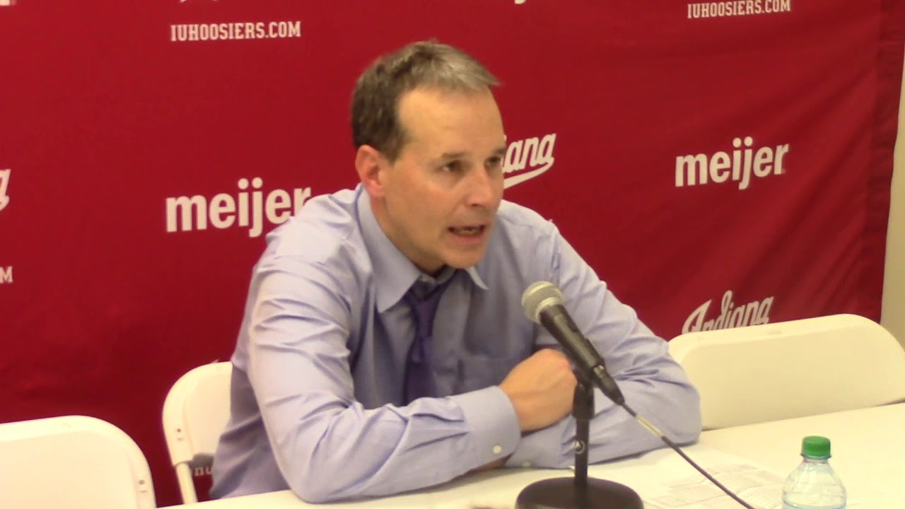 Chris Collins reacts to loss at Indiana - YouTube