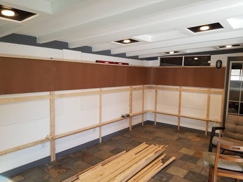 HO Scale model railroad benchwork construction. Layout part 1 - YouTube