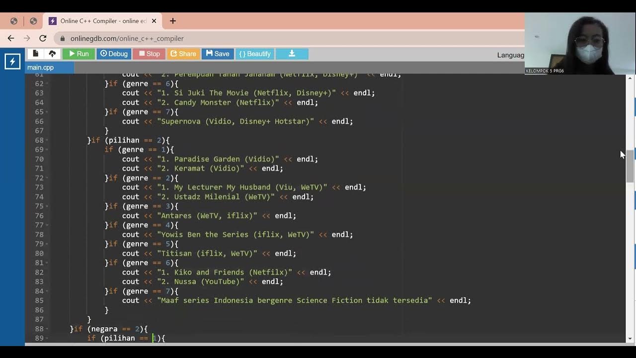 Tugas Final Project Pemrograman | Kelompok 5 | PRG 6 - YouTube