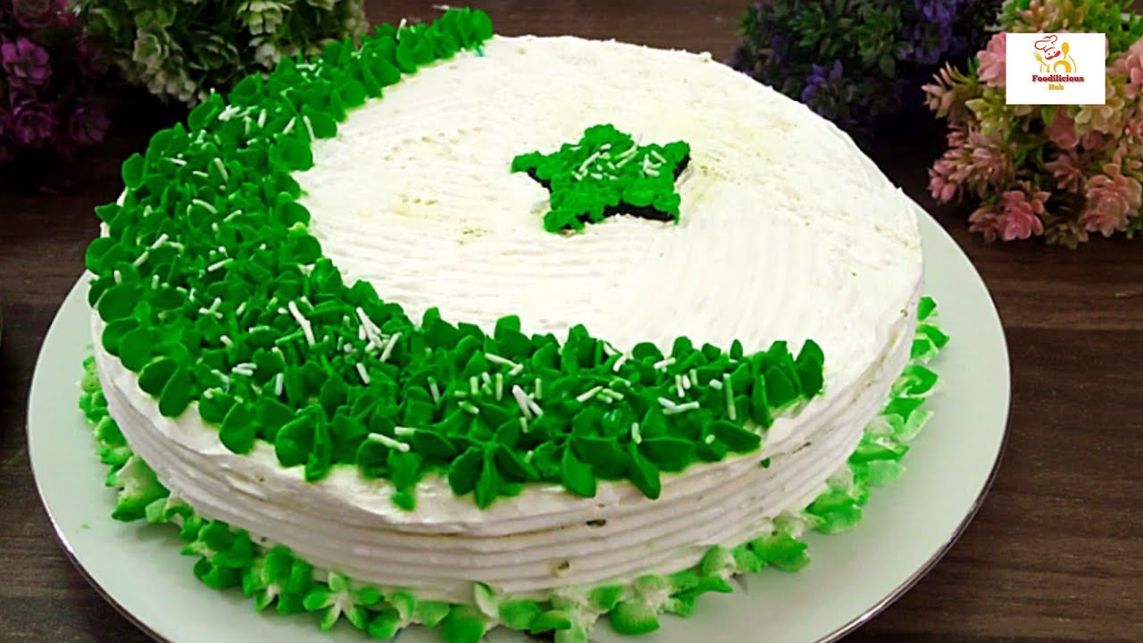 Independence Day Cake | 14 August Special | By Foodilicious Hub - YouTube