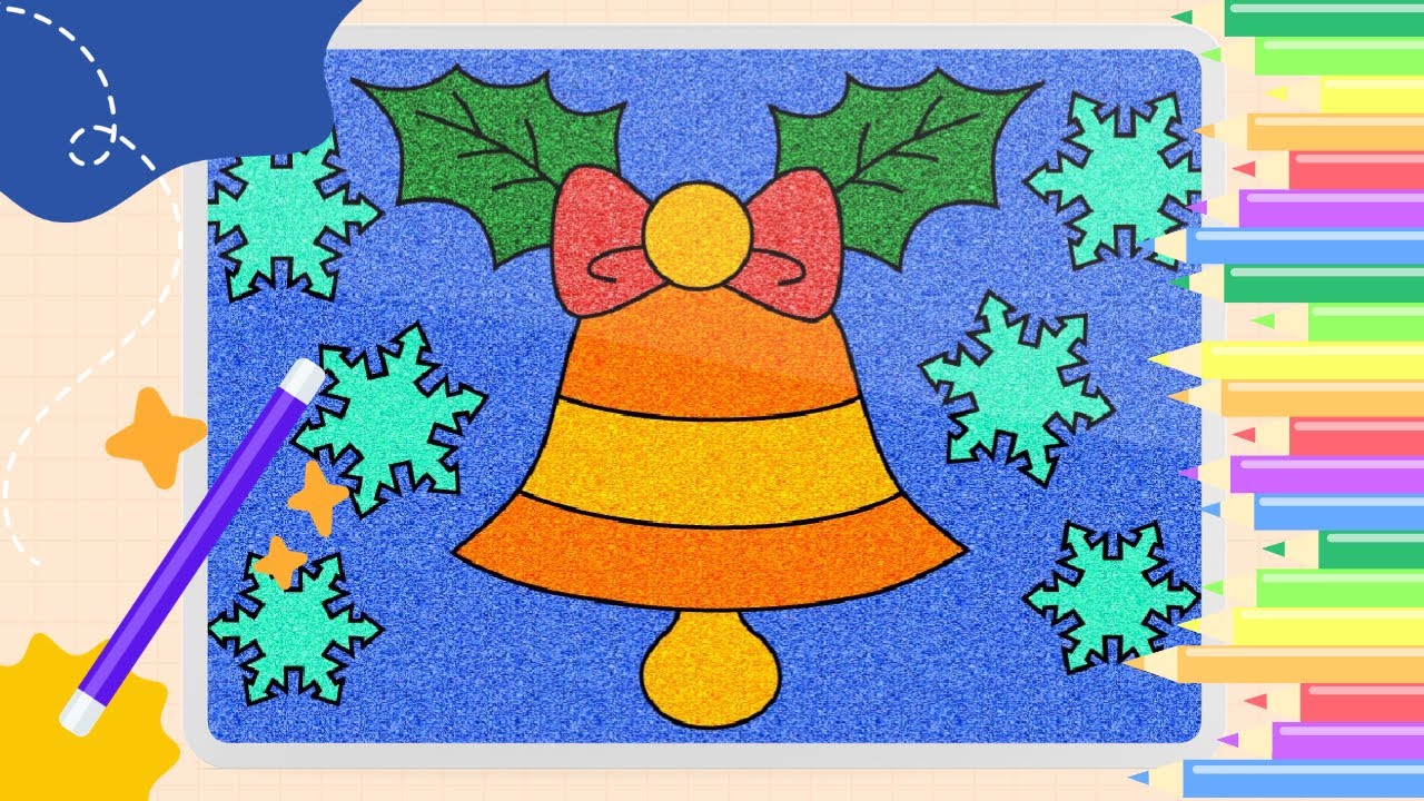 Colorful Christmas Magic: Jingle Bells Coloring Fun for Kids! 🎄🖍️🔔 ...