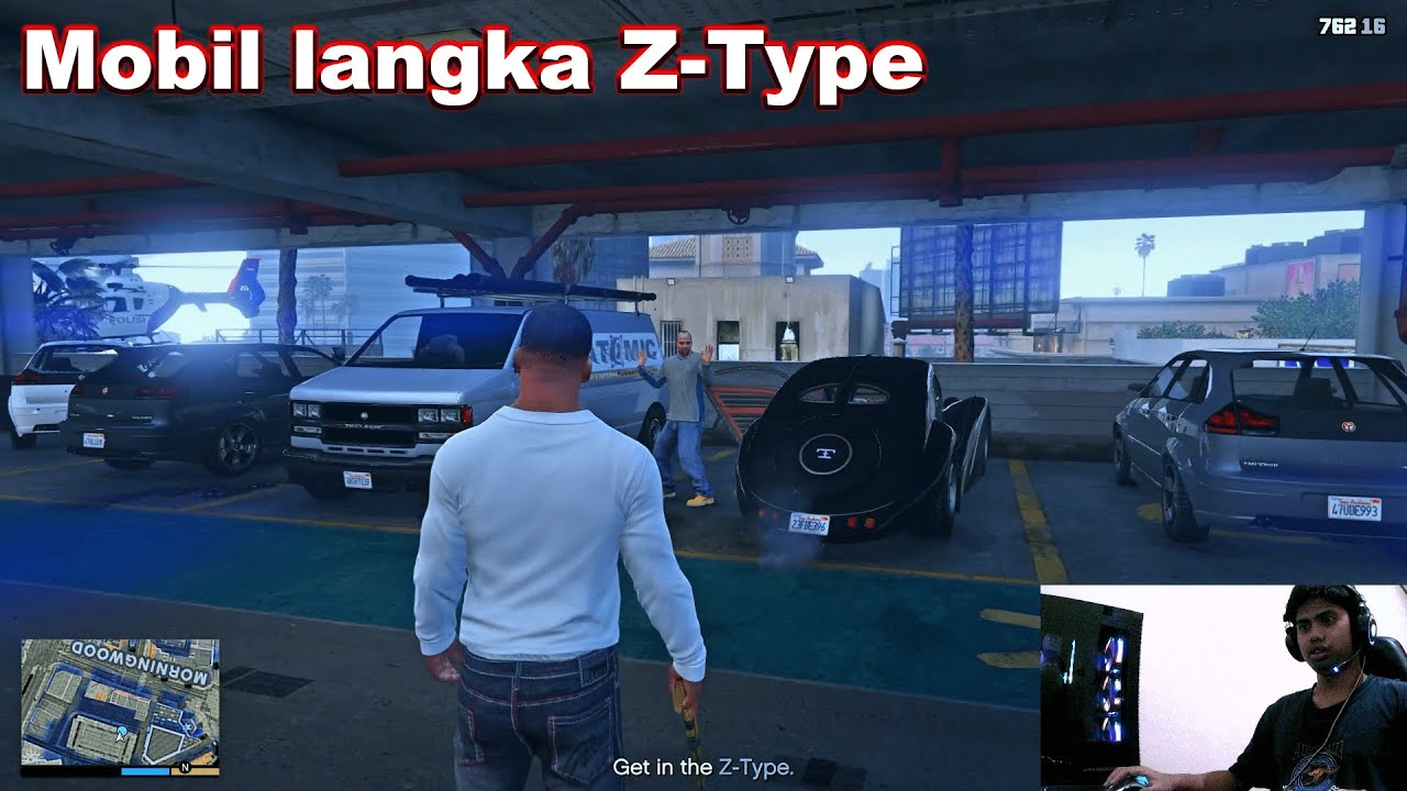 Mencuri mobil Z Type - GTA V Indonesia - YouTube