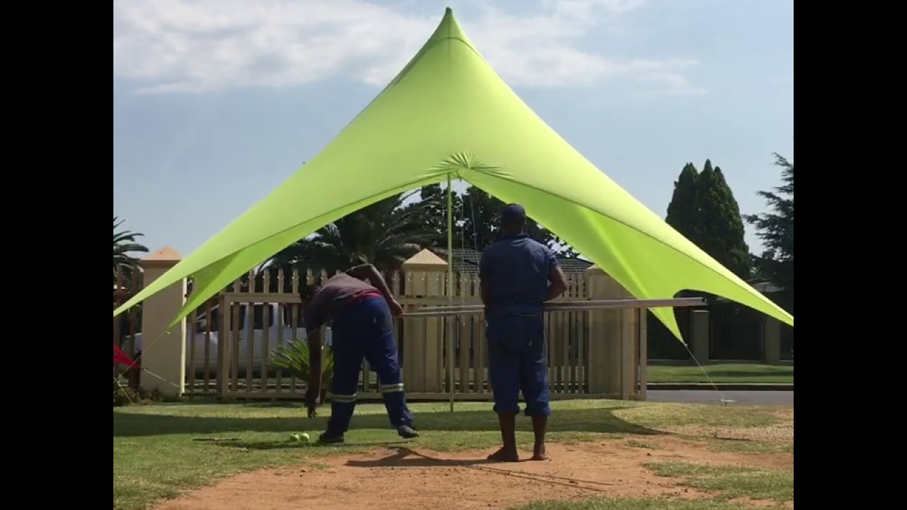 Stretch tent set up. 3x6m. Subscribe now- loads of new content to be ...