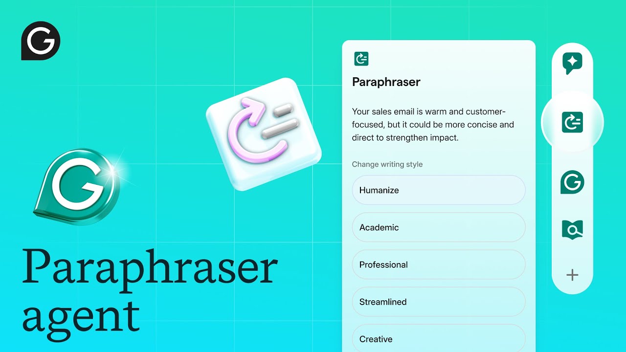 Adapt Your Writing for Any Style With Grammarly’s Paraphraser Agent ...