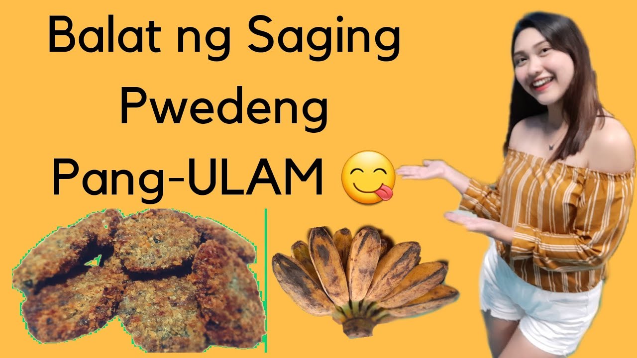 Step by Step Banana Peel Burger Patty. Huwag itapon ang Balat ng Saging ...