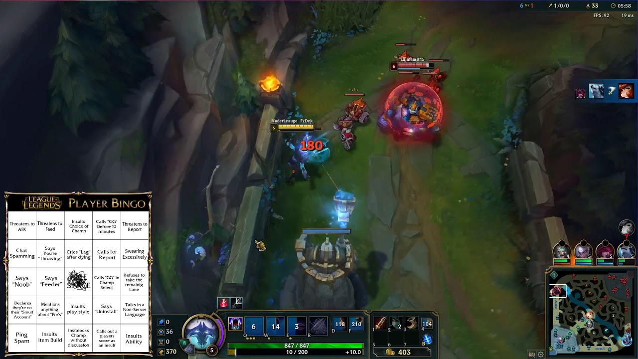 League of Legends BINGO Part 1 - YouTube