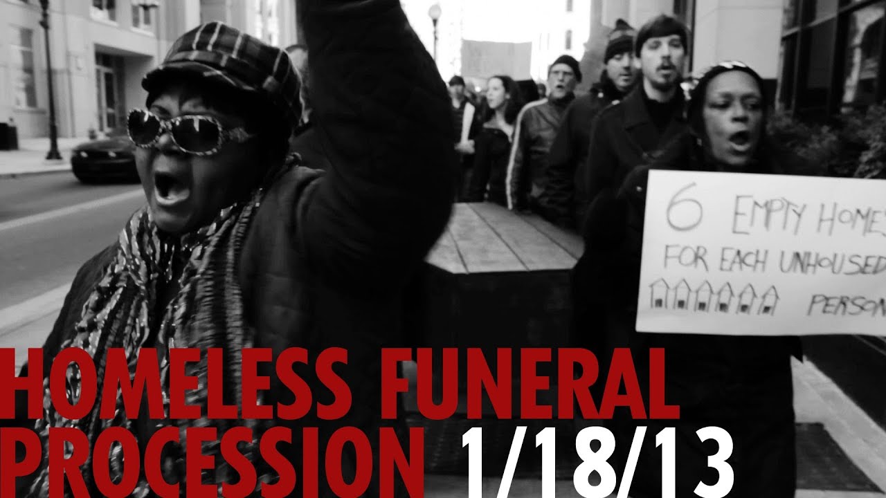 Homeless Funeral Procession - 1/18/13 - Nashville Docujournal - YouTube
