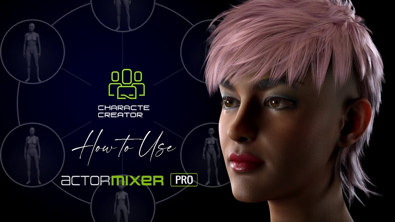#CC5 Series: How to Use Actor Mixer PRO in Character Creator 5 - YouTube
