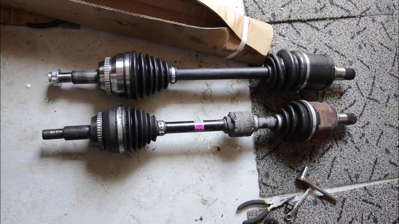 [DIY] Change Axle/CV Boot on Toyota Sienna - YouTube