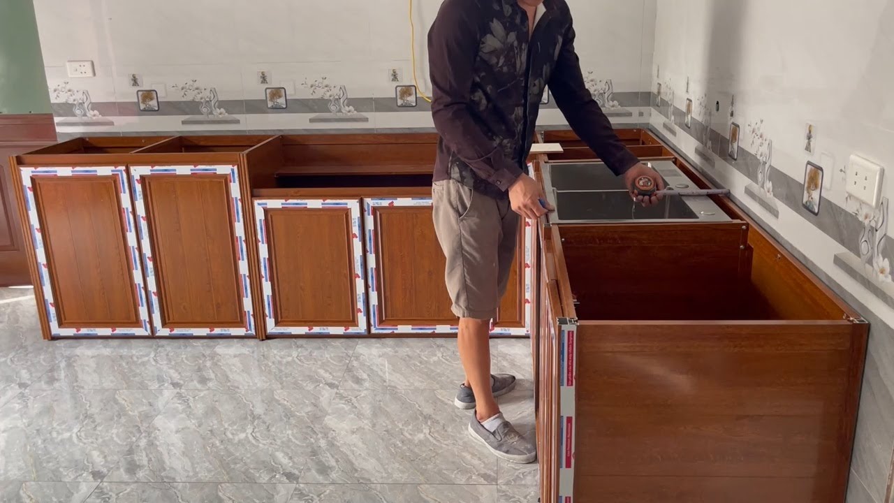Install granite Kitchen Countertop on Aluminum & Composite Frame: The ...