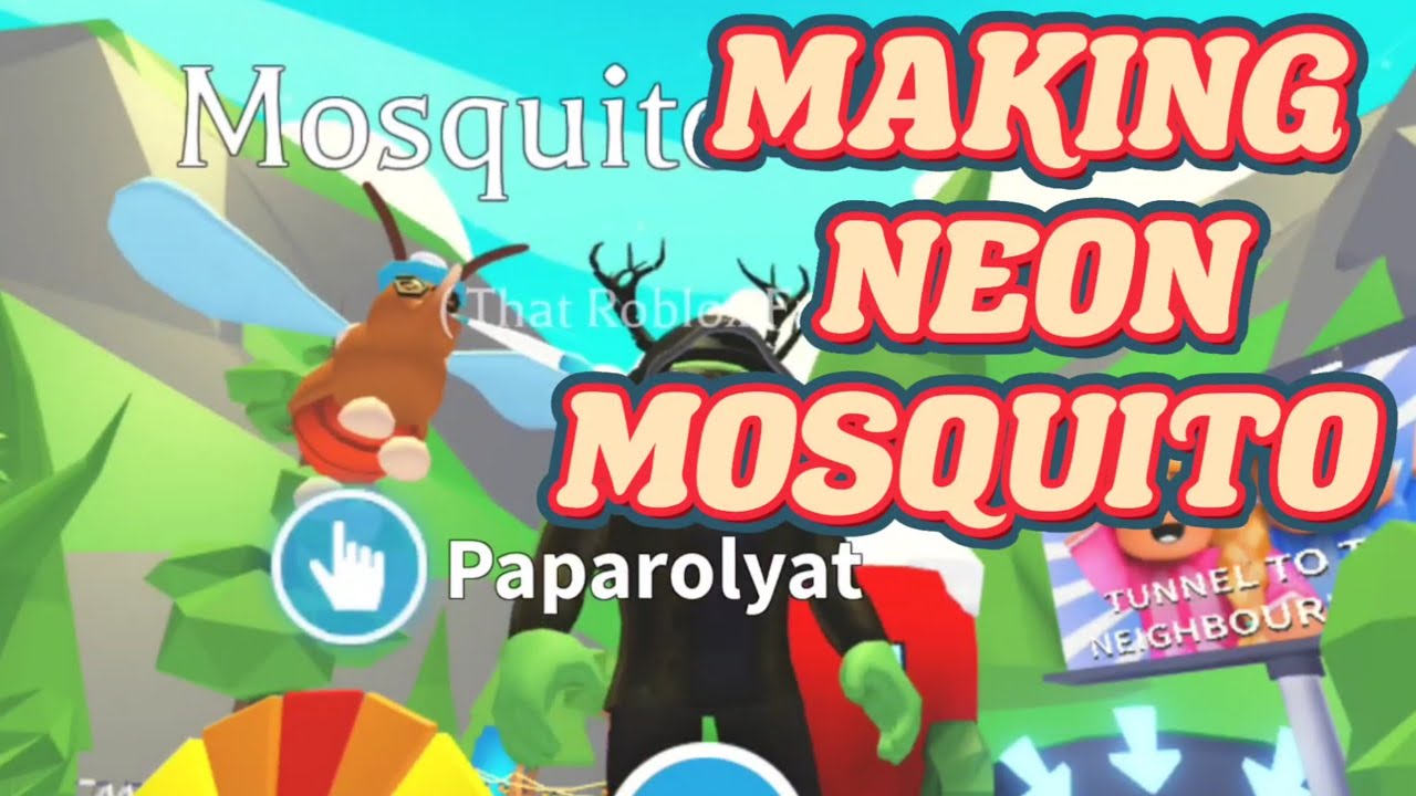 NEON MOSQUITO IN ADOPT ME! DANGER EGG PET 🦟 - YouTube